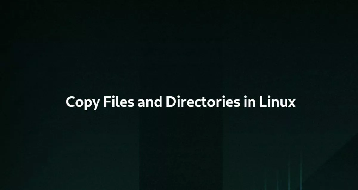 Linux 复制文件和目录/文件夹 | myfreax