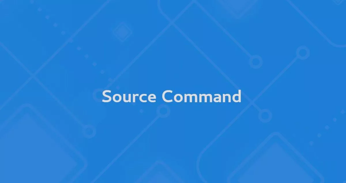 Linux source 命令 | myfreax