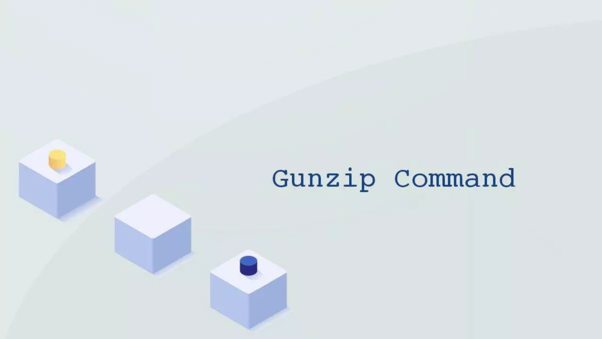 Linux gunzip命令解压.gz文件 | myfreax