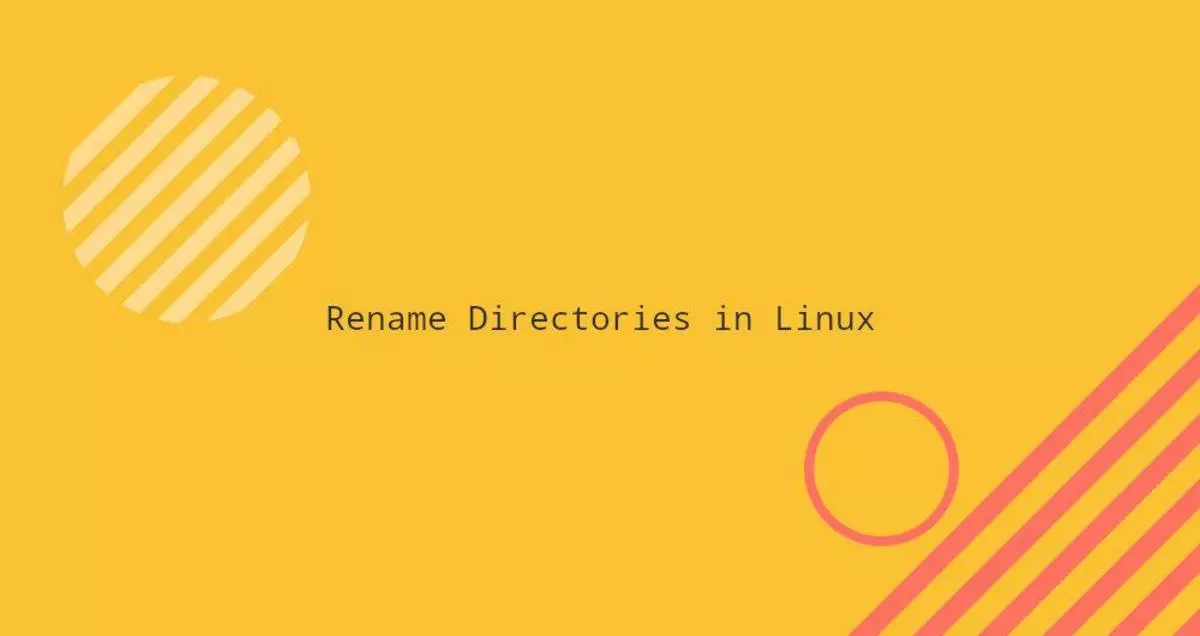 Linux 重命名一个或者多个目录 | myfreax